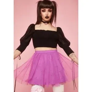 Dolls Kill | Skirts | Nwt Sugar Thrillz Dolls Kill Plum Fairy Glam ...